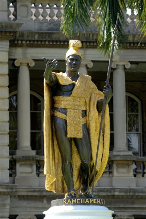 Statue Of King Kamehameha Honolulu Oahu Editorial Stock Image Image