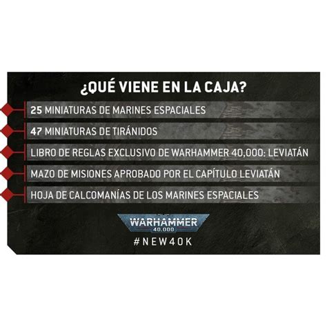 Comprar Leviatán Caja 10ª Ed Wh40k