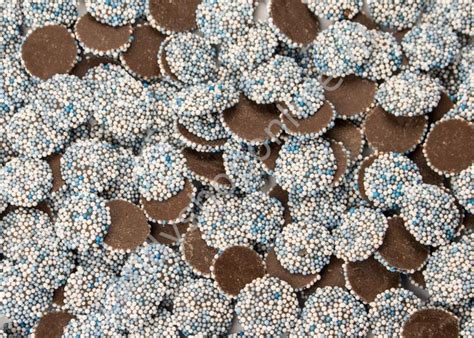 Vanestra Chocolade Flikjes Mini ±2cm Blauw Candyshoponlinenl