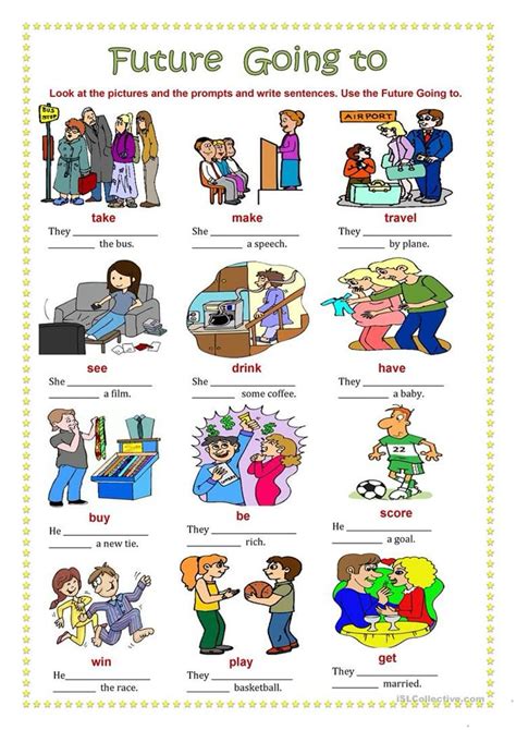 Future Going To English Grammar Exercises Worksheets Grammar Exercises