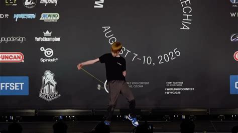 16th Place James Heder 1a Semi Final World Yoyo Contest 2025 Youtube