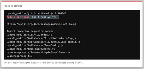 Module Not Found Cant Resolve V8 · Issue 836 · Ben Rogersontwin