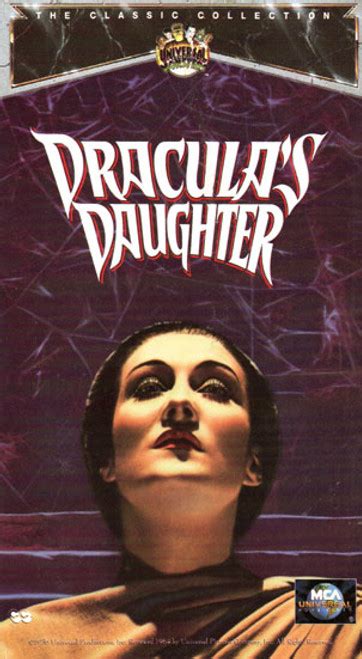 Draculas Daughter 1936 Used Vhs