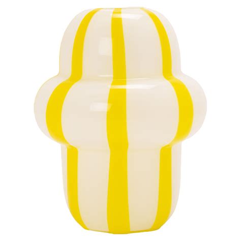 Vase Candy Weißgelb Von Lederleitner