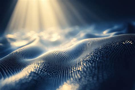 Light Filters Through Water Surface Creating Ethereal Patterns And