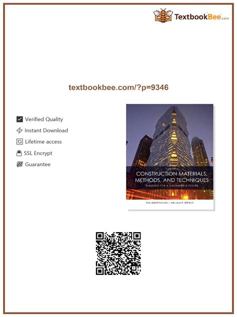 Get Full Construction Materials Methods And Techniques 4th Edition