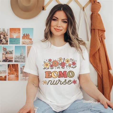 Ecmo Nurse Shirt Ecmo Nurse Wildflower Ecmo Nurse Shirt Ecmo Floral