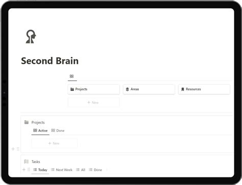 Notion Second Brain Template Organize Everything
