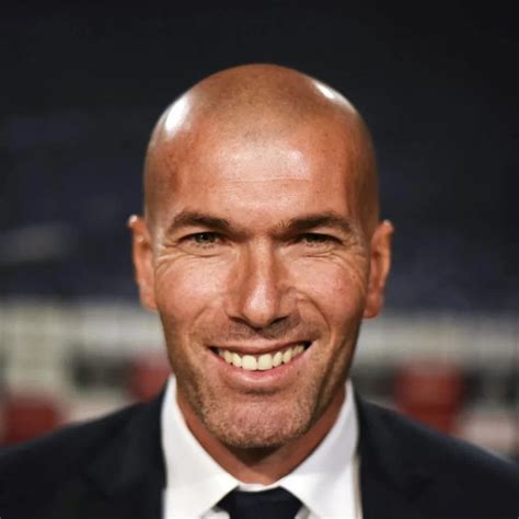 Zinedine Zidane With Hair Hair Transplant Simulation