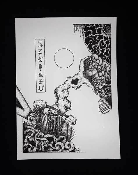 “molecular Garden” Ink 85”x 11” Rart