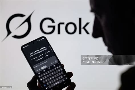 The Grok X Ai App Is Used On A Mobile Phone With The Grok Logo News