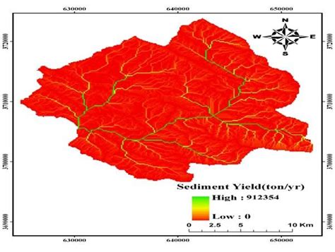 spatial distribution of sediment yield [12] download scientific diagram
