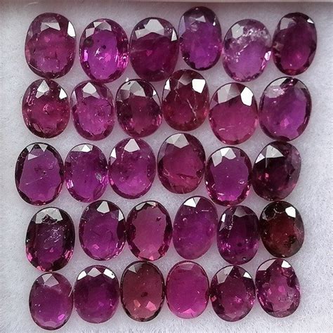 30 Pcs Ruby 5 31 Ct Catawiki
