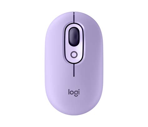 Logitech Mouse Wireless Purple With Emoji Cosmos Lavender