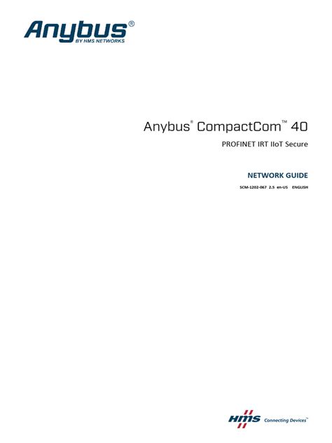 Anybus Compactcom 40 Module Profinet Irt Pdf Public Key Certificate World Wide Web