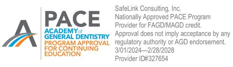 Safelink Consulting Agd Pace Provider Get Agd Continuing Education