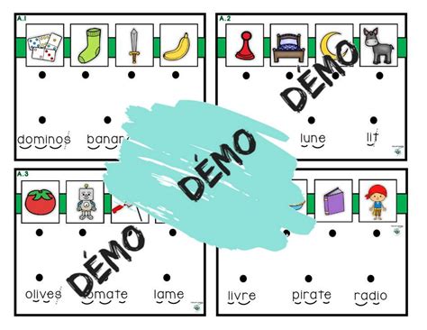 Je Sais Lire Des Mots Association Série Verte 1ere Année Caroline Gingras Créations