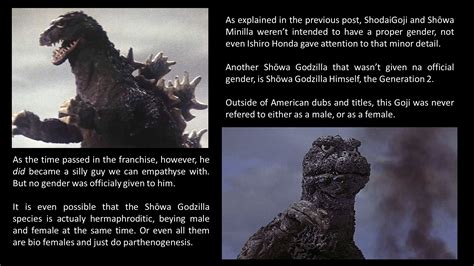 Is Godzilla Male Or Female Monster Facts Amino