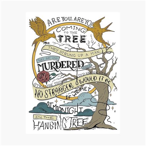 Poster The Hanging Tree Colorized No Framed Vintage Wall Art