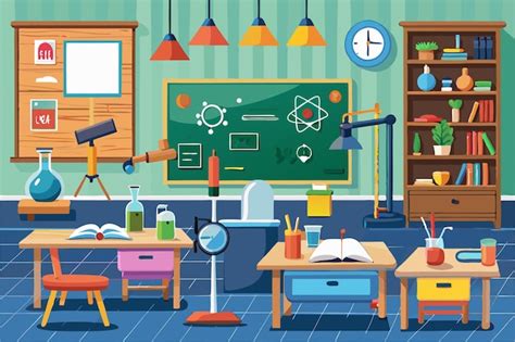 Physics Classroom Equipment Premium Ai Generated Image