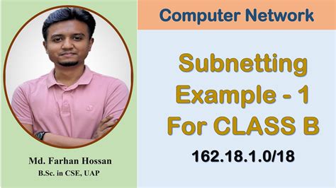Lec 50 Subnetting Example 1 For Class B Computer Network