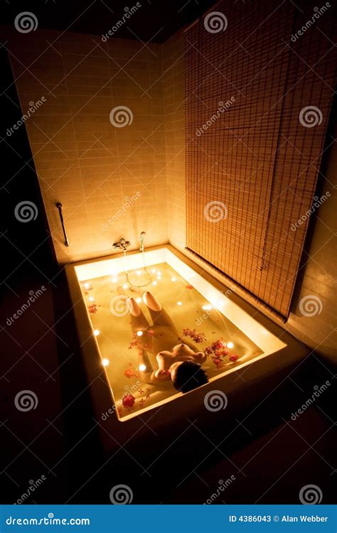 Romantic Bath Stock Image Image Of Erotic Beauty Elegance 4386043