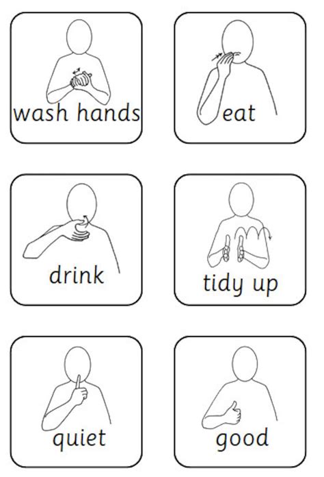 Makaton Visual Cards For Lanyard Etsy