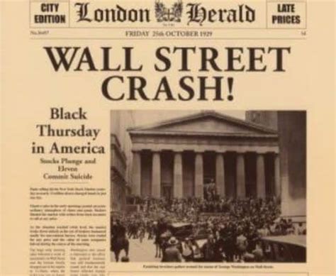 What Was The Wall Street Crash Definition And Examples