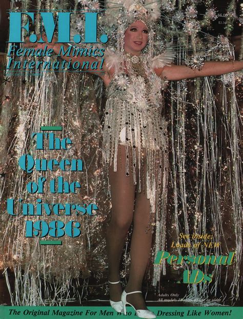 Female Mimics International 32 Magazine Transgender Tv Ts Oop Rare