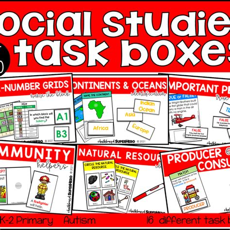 Mega Academic Task Box Bundle 2 Sets 192 Task Boxes Chalkboard