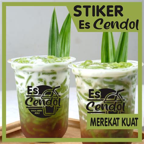 Jual Stiker Transparan Es Cendol Shopee Indonesia