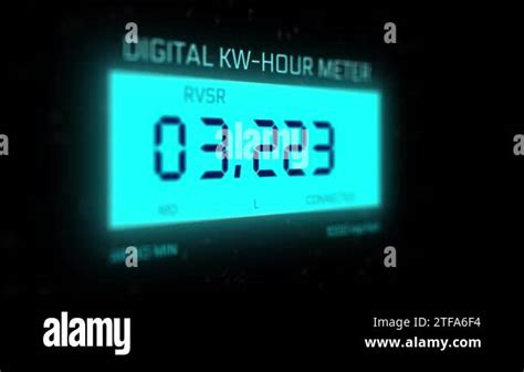 Seconds Digital Clock Countdown Blue Numbers On A Computer Screen In
