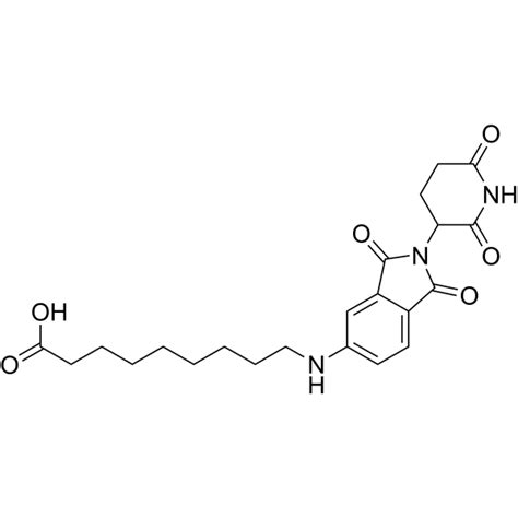 Pomalidomide 5 C8 Acid E3 Ligase Ligand Linker Conjugate