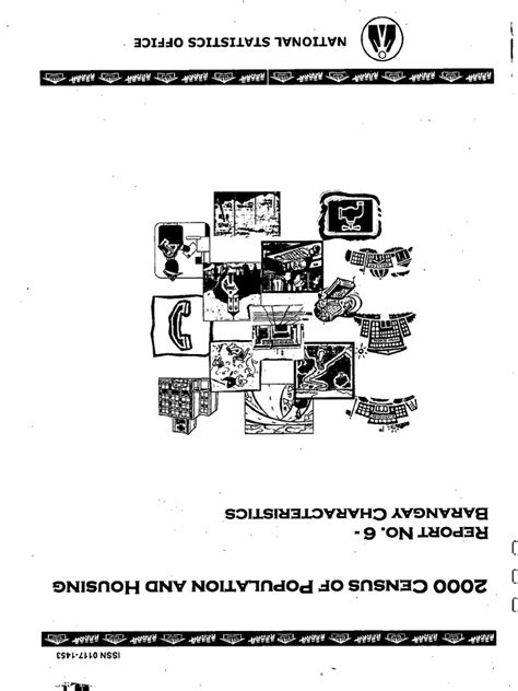 2000 Cph Report No 6 Barangay Characteristics Pdf Philippines