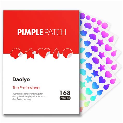 Daolyo Pimple Patches For Face Hydrocolloid Acne Patches Cute Star Pimple Patches