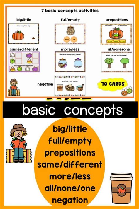 Basic Concepts Speech Therapy Worksheets Artofit
