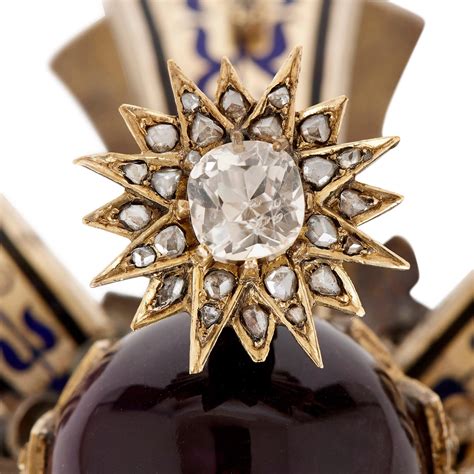Jewish Silver Enamel And Jewel Torah Crown Keter For Sale At 1stdibs