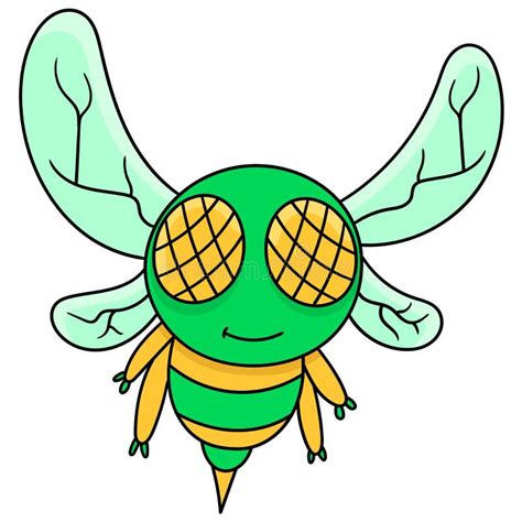 Lape Grassa Sta Volando Licona A Forma Di Scarabocchio Immagine