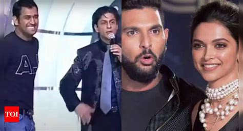 When Shah Rukh Khan And Ms Dhoni Playfully Teased Yuvraj Singh About Deepika Padukone Hindi