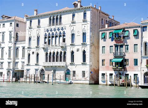 Venice Italy Historical Architecture And Colorful Facades With
