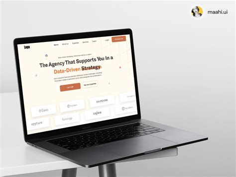 Data Driven Agency Marketing Web Design By Maahiuxui On Dribbble
