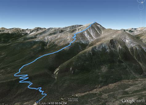 Mount Elbert Map At Manuel Breeden Blog