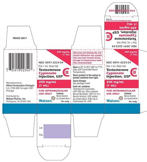 Testosterone Cypionate Fda Prescribing Information Side Effects And Uses