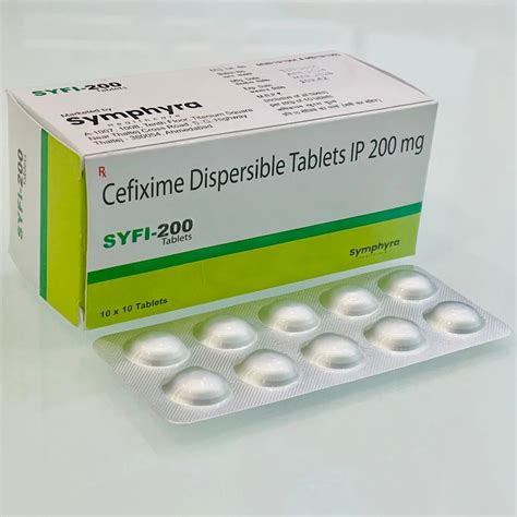 200mg Cefixime Dispersible Tablets At Rs 480 Box Cefixime Tablet In Ahmedabad Id 2853907324212