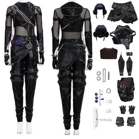 Zoey Kpop Leather Costume Zoey Kpop Demon Hunters Halloween Cosplay Su