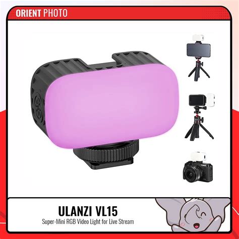 Ulanzi Vl15 Super Mini Rgb Video Light