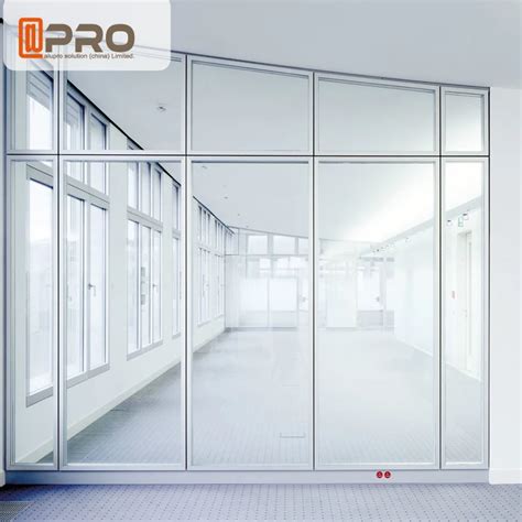 2021 Latest Design Office Partition Wall Commercial Price Aluminium