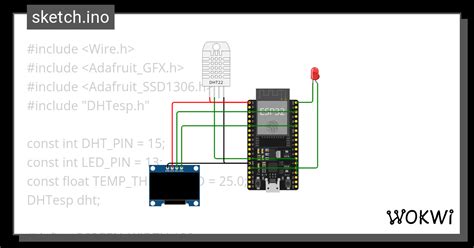 Smart Thermostat For Fridge Wokwi Esp32 Stm32 Arduino Simulator