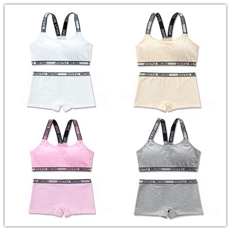 4 Setslot Teen Girls Underwear Padded Cotton Unde Grandado