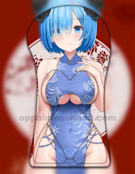 Rem Half Body 3d Mouse Pad Ver1 Oppai Mousepad